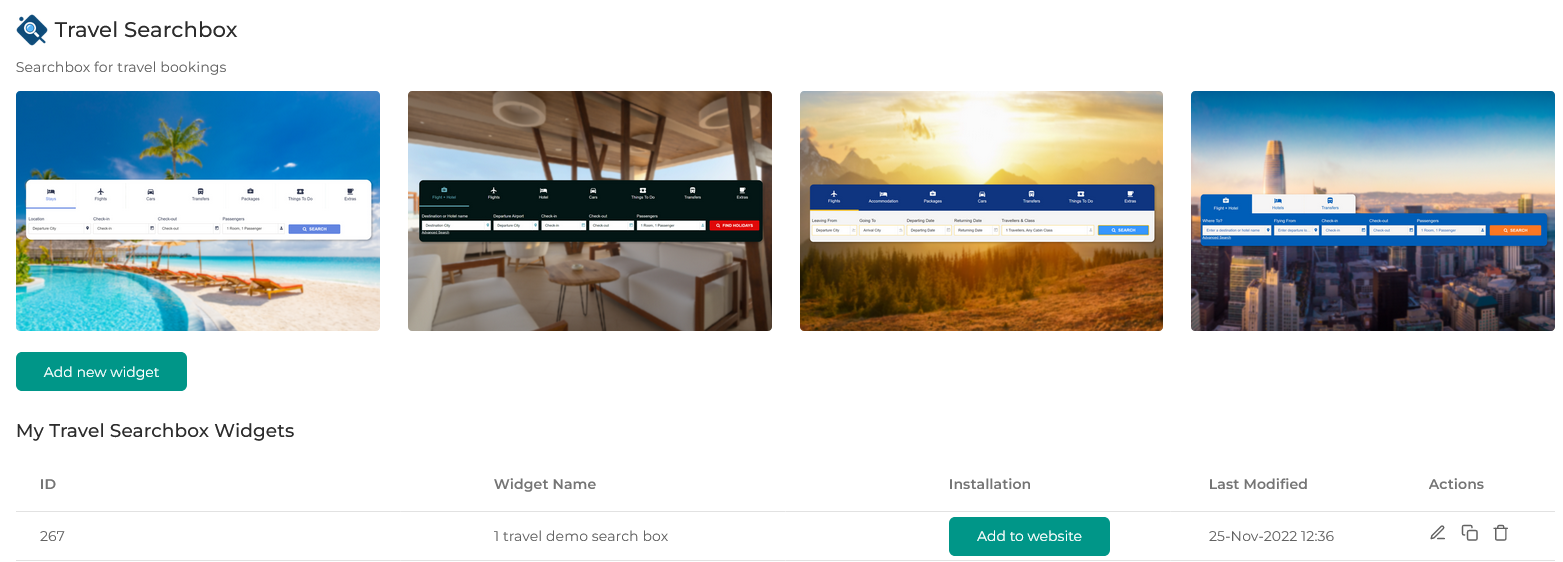 Embedding travel booking widgets into your website – travelgenix.io