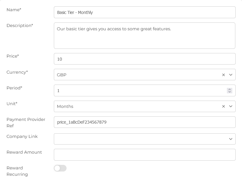 Membership Levels Setup – travelgenix.io