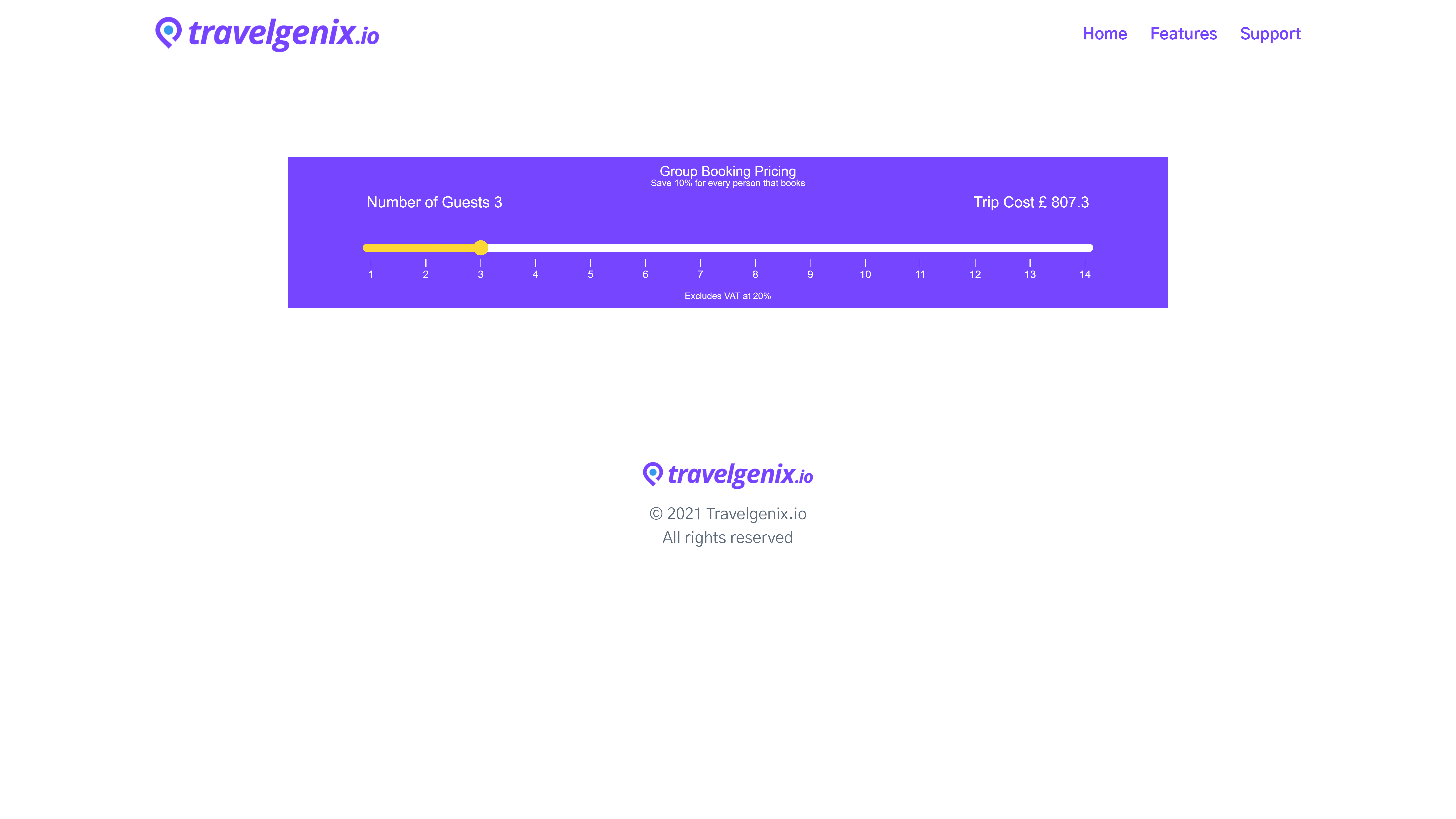 Price Slider – travelgenix.io